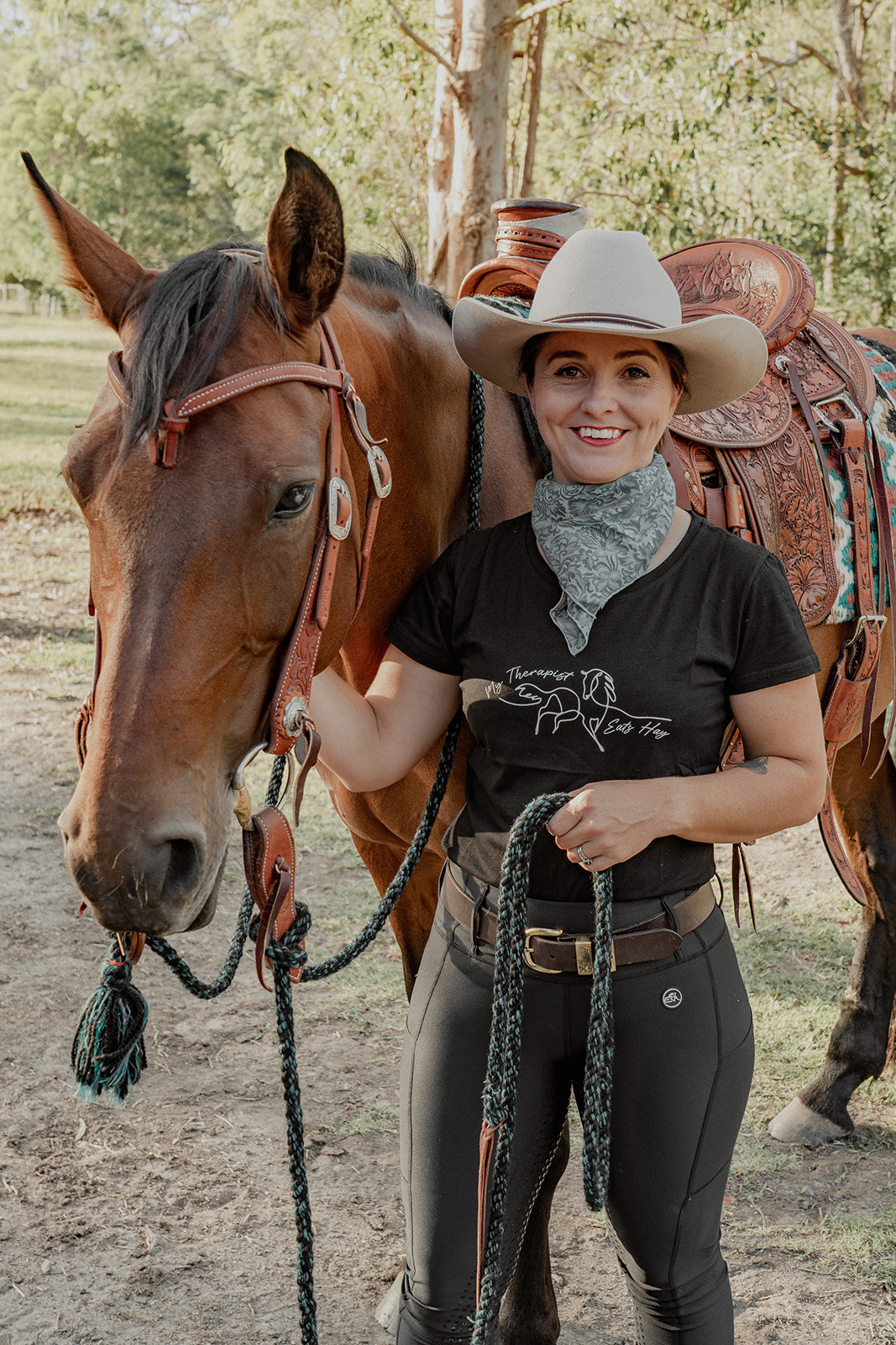 Charcoal black leggings – Equestrian rider apparel